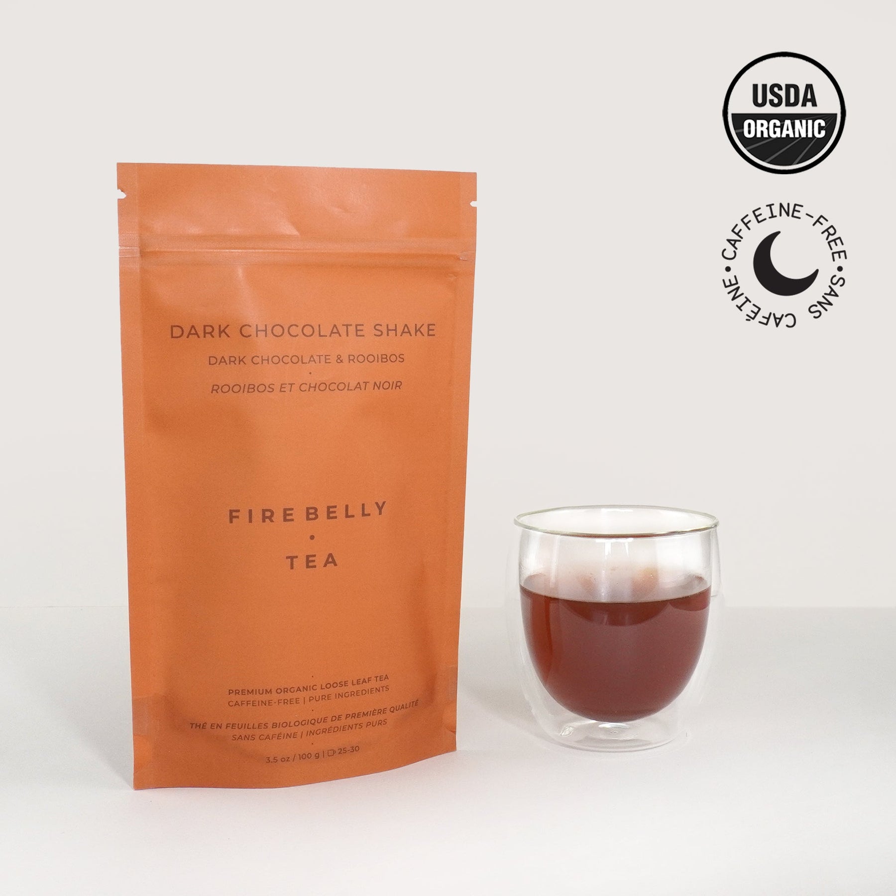 Organic Chocolate Herbal Tea | Caffeine-Free Loose Leaf Tea with Cocoa ...