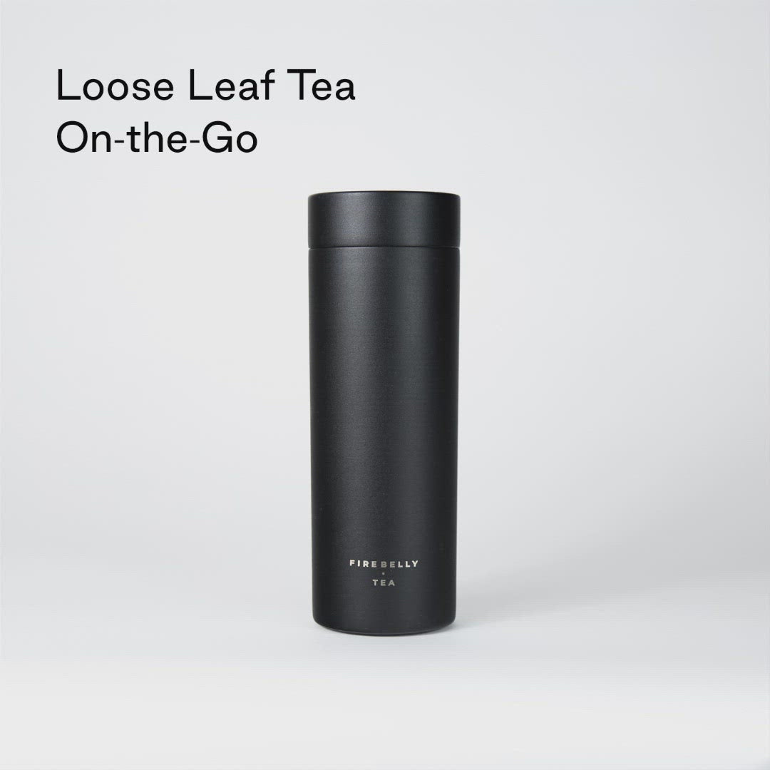 Tea Infuser Bottle Travel Tumbler | Firebelly Tea – Firebelly Tea CA