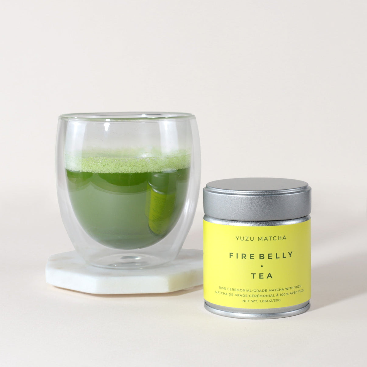 Yuzu Matcha | Ceremonial Grade Matcha & Organic Yuzu – No Flavorings | Firebelly Tea
